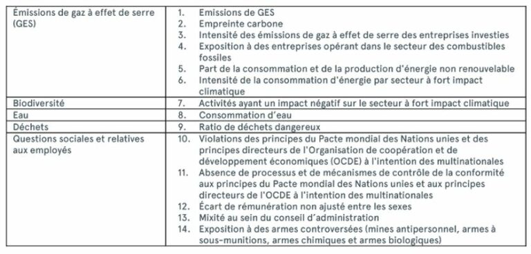 PAI - Principal Adverse Impact - Green Finance